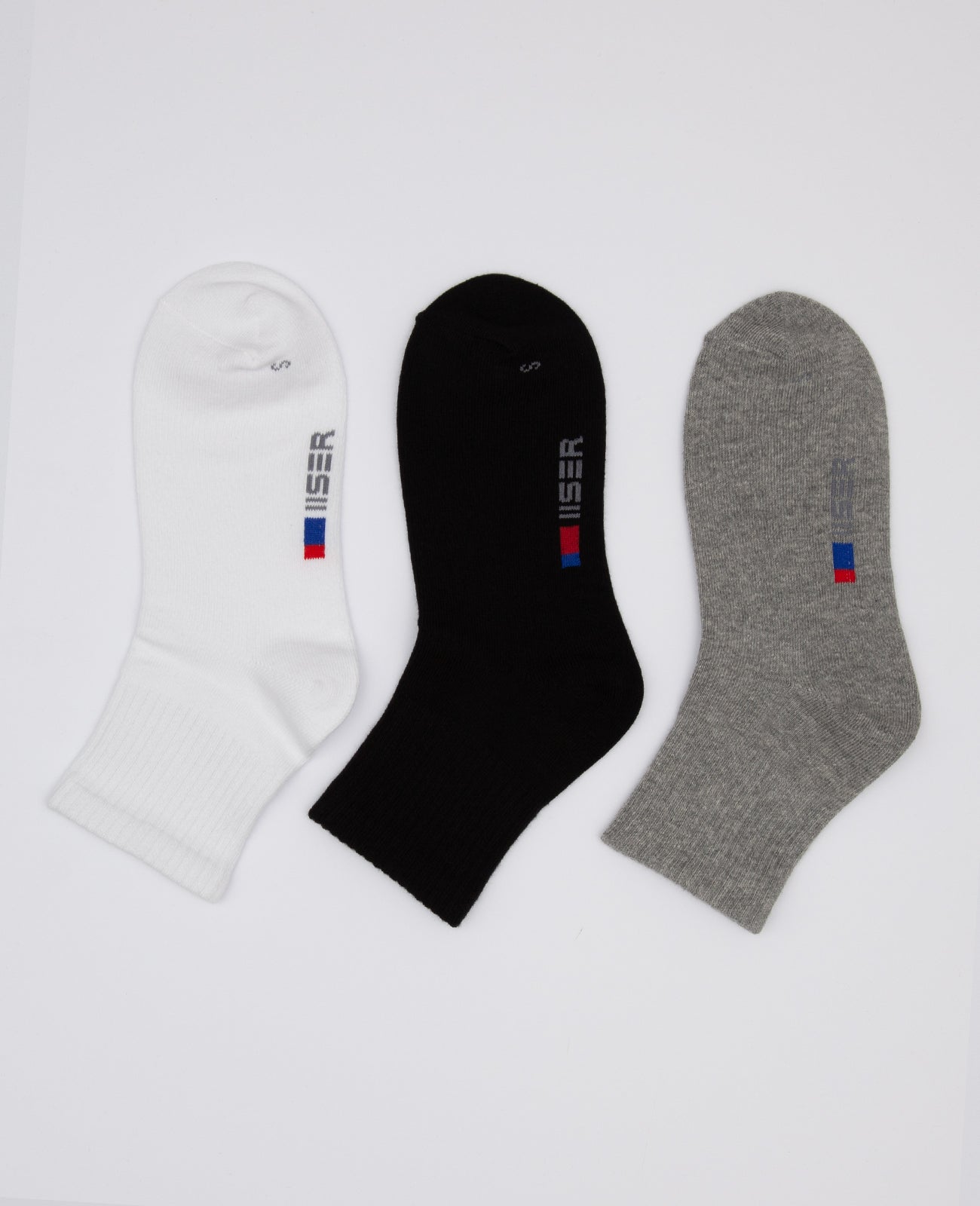 Midweight Quarter Socks 3 Pack